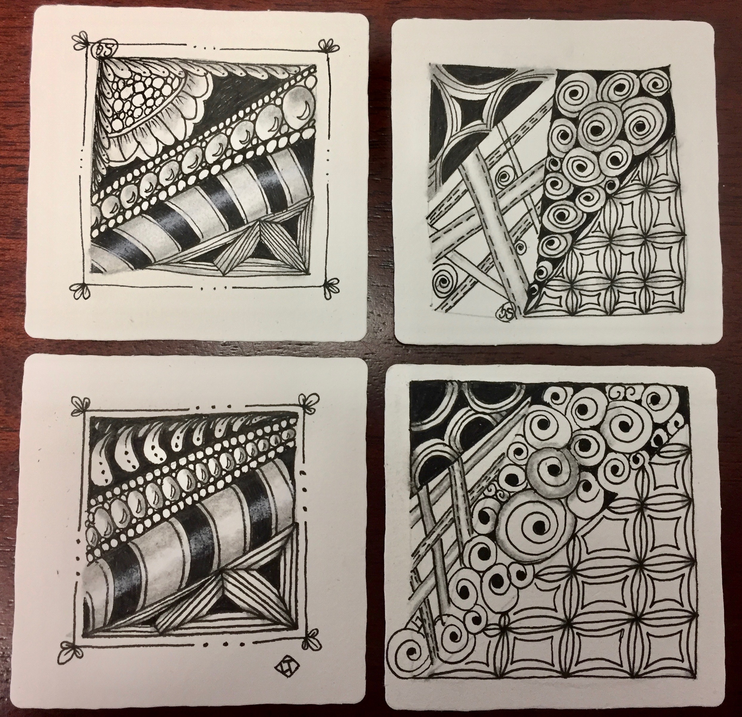 Intro to Zentangle …. Finally! – TANGLES BY THE SEA