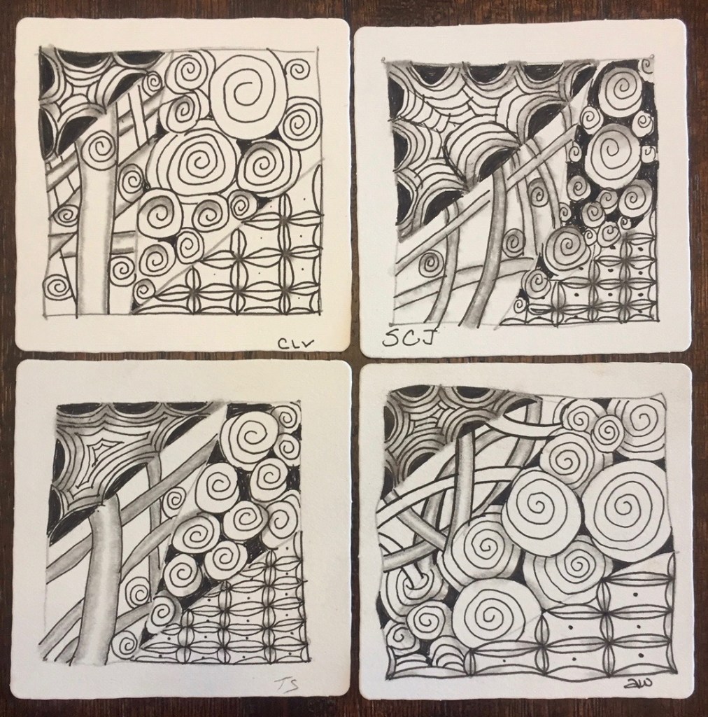 Intro to Zentangle … Autumn – TANGLES BY THE SEA