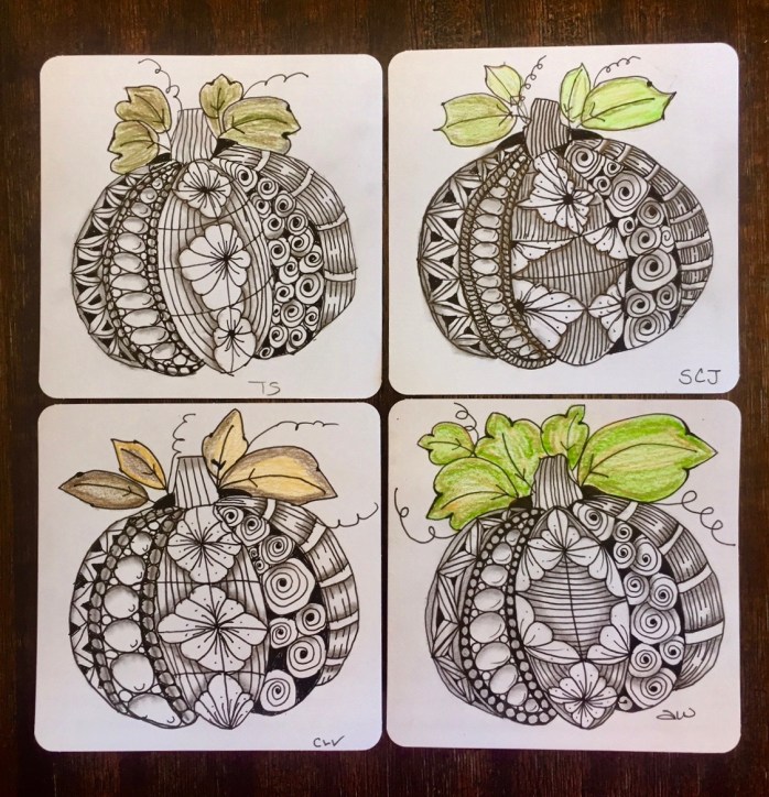 Intro to Zentangle … Autumn – TANGLES BY THE SEA