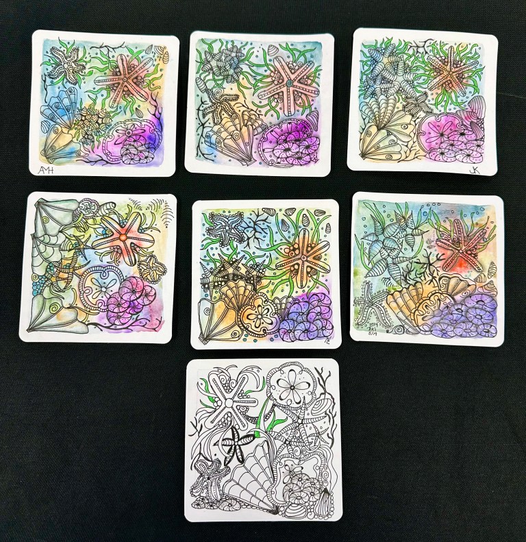 TANGLES BY THE SEA – Page 3 – Sharing the Zentangle® Art Method in La ...